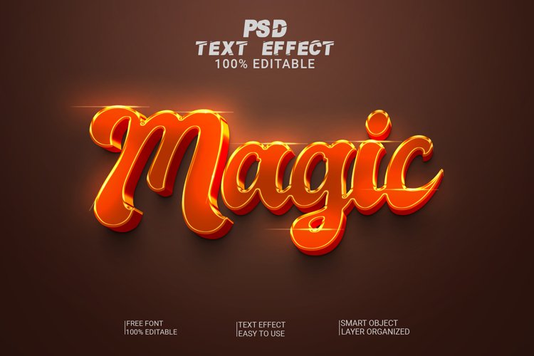 Magic 3d Editable Text Effect Style (2483146)