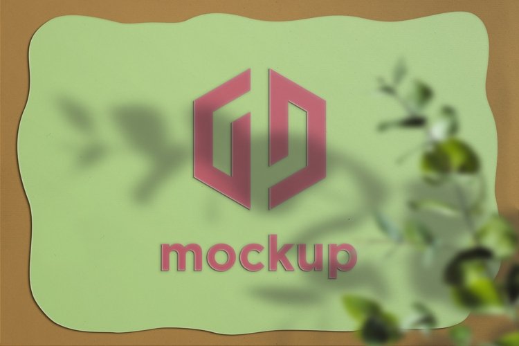 Paper Logo Mockup Template