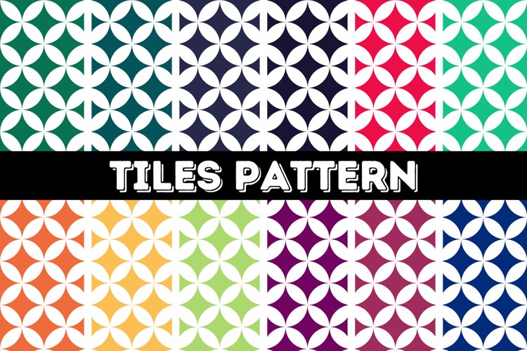 Digital Paper Tiles Pattern