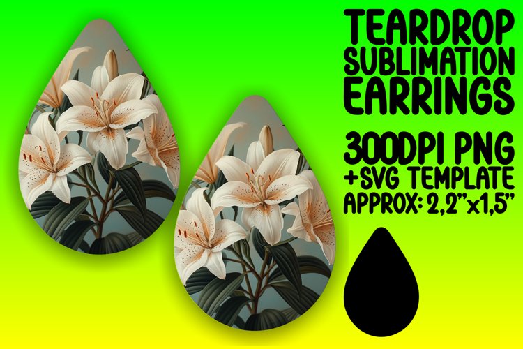 Chic Floral Drops: Trendy Teardrop Patterns