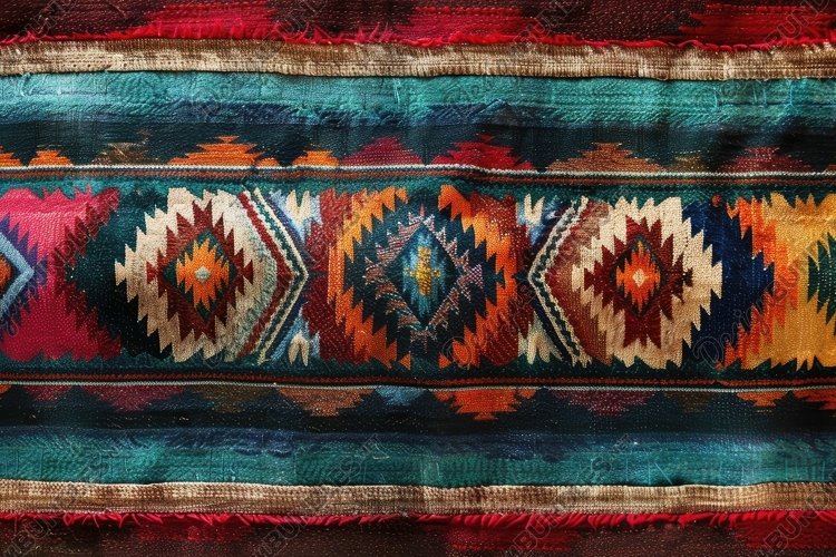 Turkish Kilim Pattern Background Wallpaper
