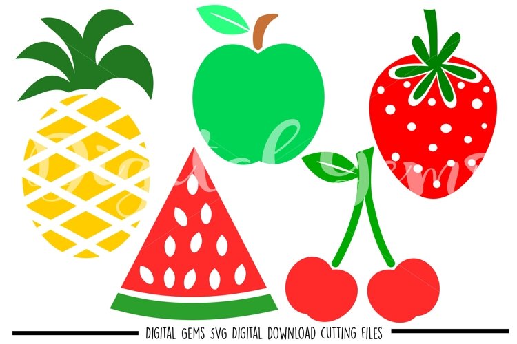 Fruit SVG / DXF / EPS / PNG files (20465) | SVGs | Design Bundles