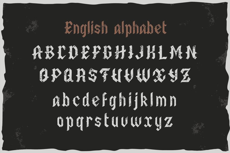 Old Biker. Gothic style vintage label font. | Free Font Download