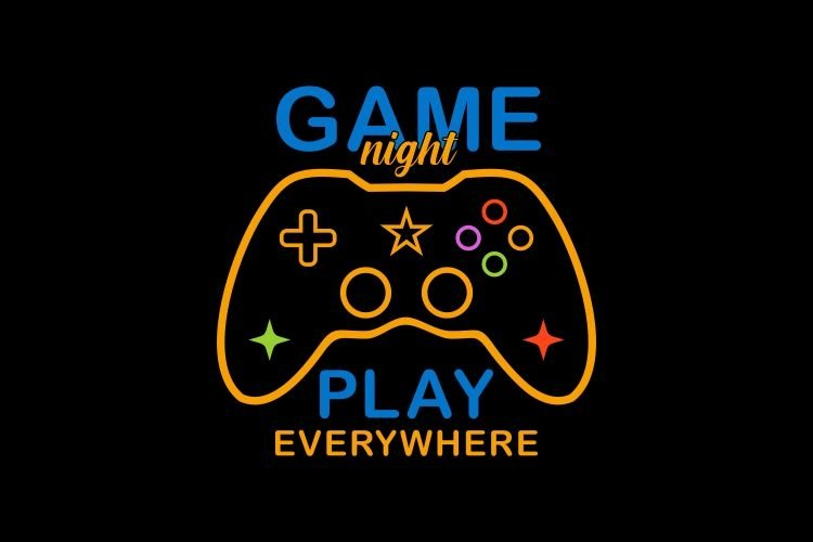 Game Night Play Everywhere - Gamer SVG - Gaming SVG (1281788 ...