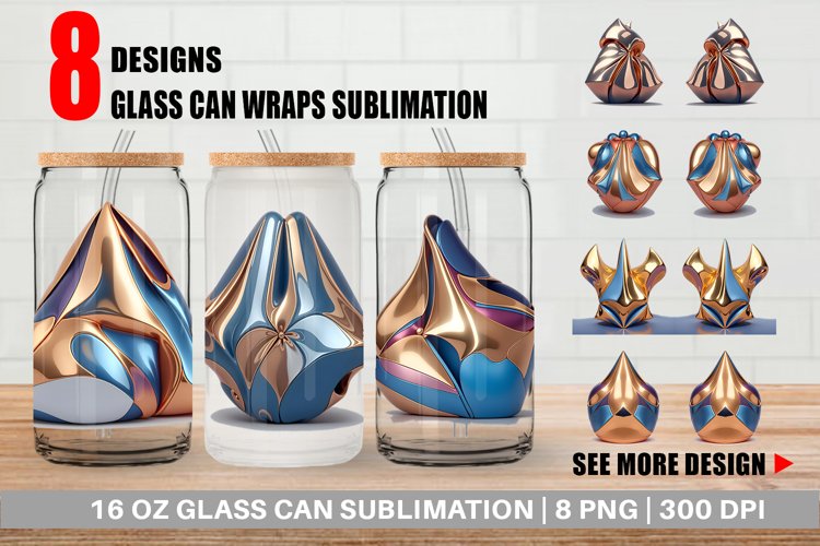 Glass Can Wraps Bundle
