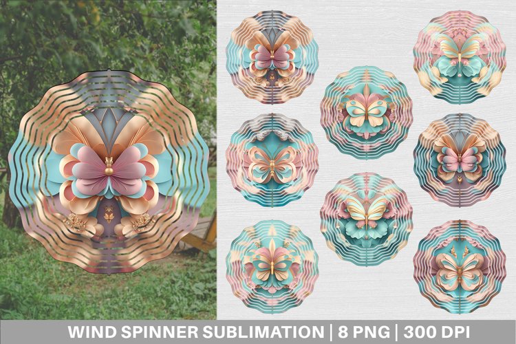 Wind Spinner | Sublimation Spinner Design