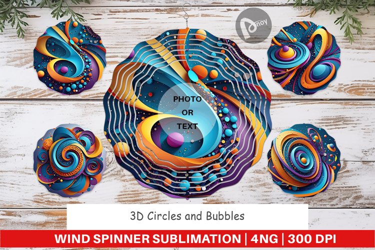 Wind Spinner | Sublimation Spinner Design