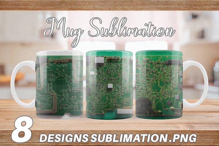 Mug sublimation background