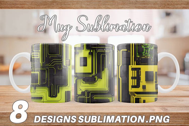 Mug sublimation background