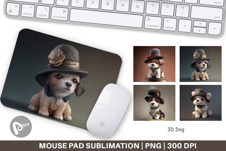 Mouse Pad 3D Dog (3589266)