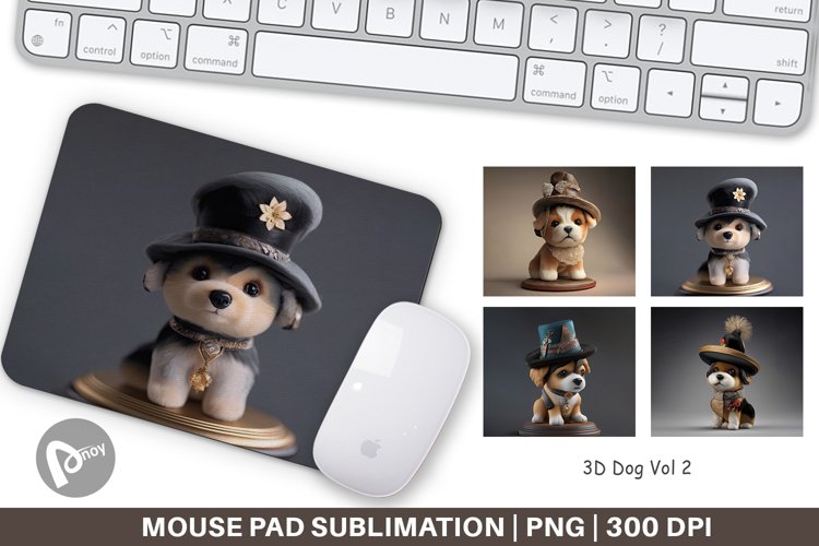 Mouse Pad 3D Dog (3589267)