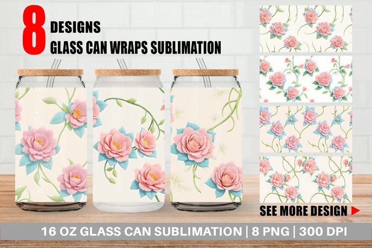 Glass Can Wraps Bundle