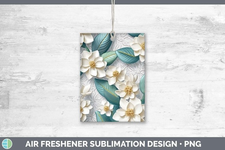 3D Flowers Jasmine Air Freshener Sublimation Car Freshener D