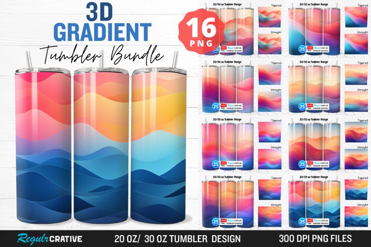 Gradient Tumbler Bundle