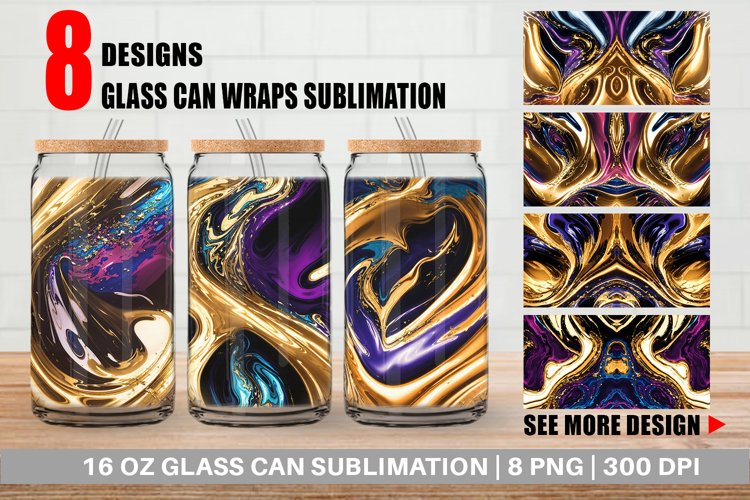 Glass Can Wraps Bundle