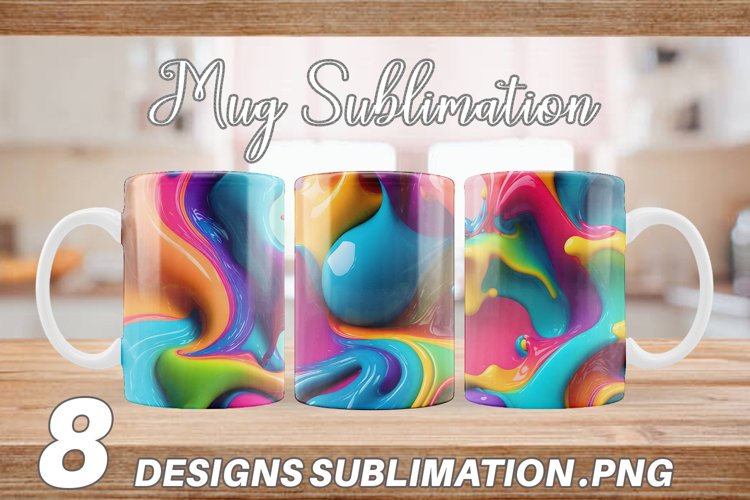 Mug sublimation background