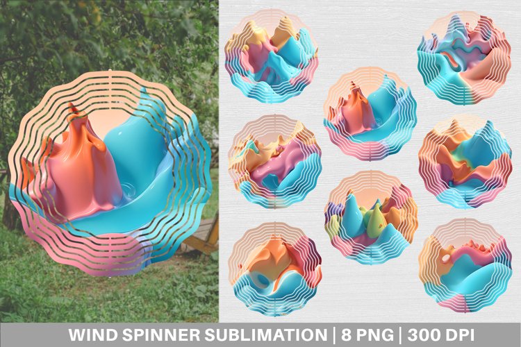 Wind Spinner | Sublimation Spinner Design