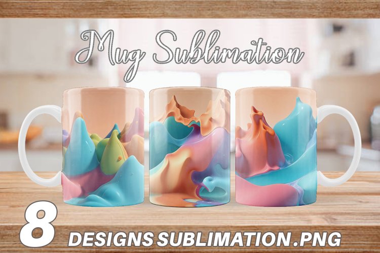 Mug sublimation background