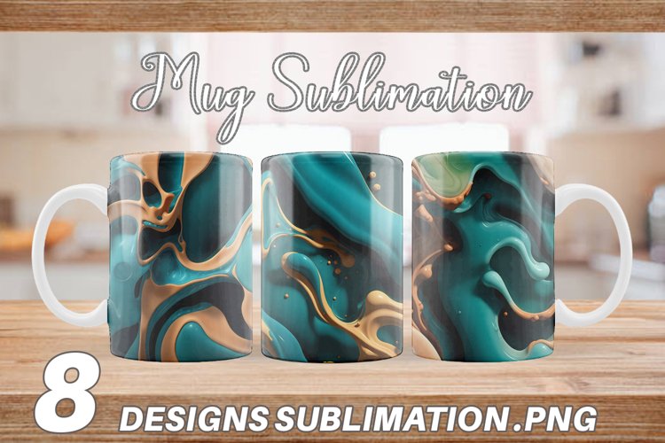 Mug sublimation background