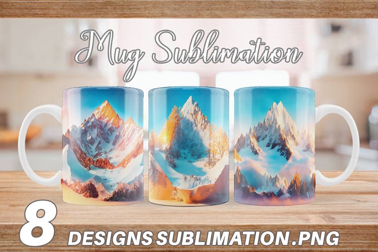 Mug sublimation background