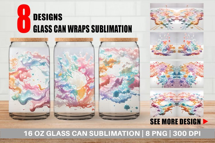 Glass Can Wraps Bundle