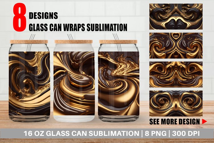Glass Can Wraps Bundle