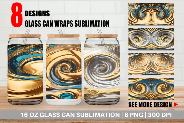 Glass Can Wraps Bundle