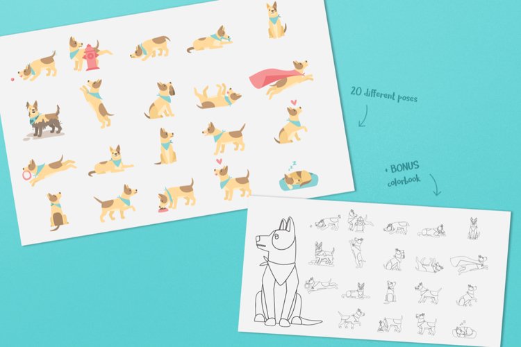 Dog Bundle - Free Design of The Week | Design Bundles