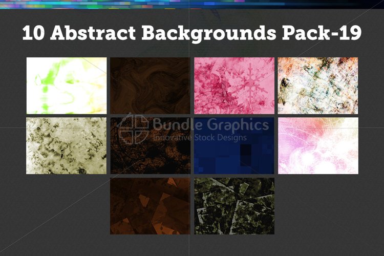 10 Abstract Backgrounds – Pack-19