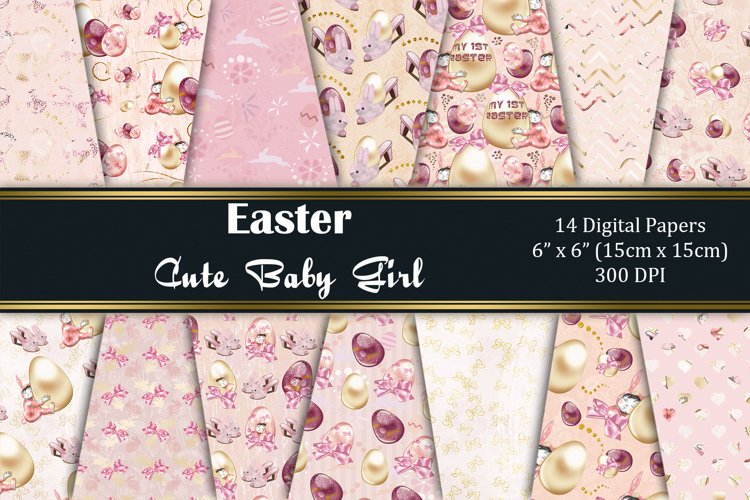 Easter Cute Baby Girl (431493)