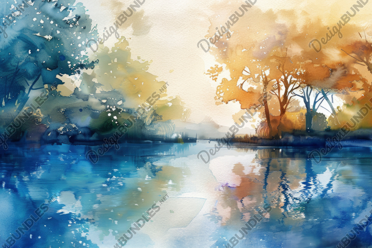 Beautiful Watercolor Painting Background Wallpaper