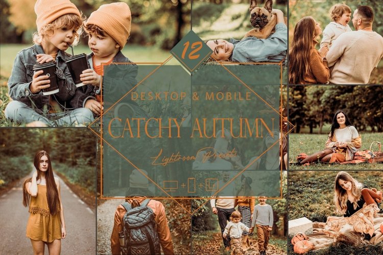 12 Catchy Autumn Lightroom Presets, Fall Preset, Moody