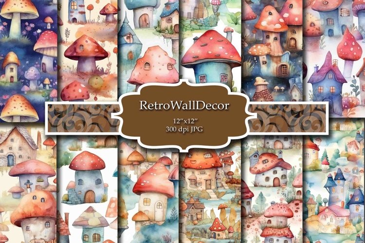 Mushroom digital paper (2679273)