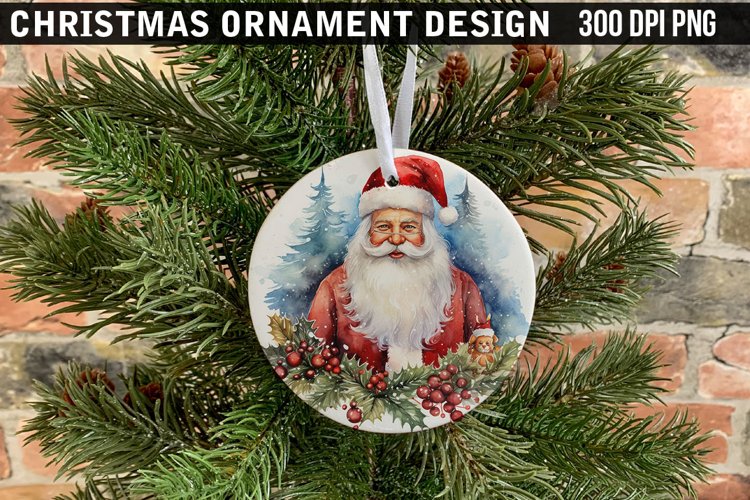 Christmas Ornament Sublimation PNG Design