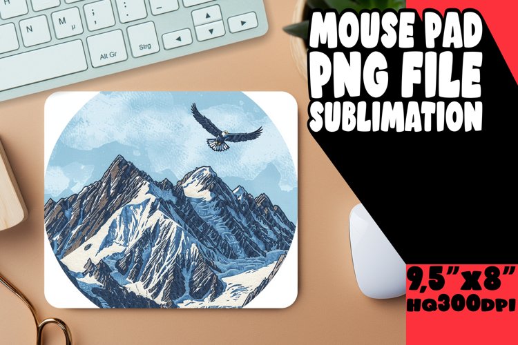 Scenic View Sublimation Mouse Pad PNG (3927241)