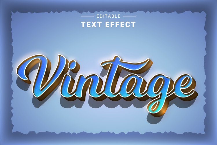 Editable Text Effect for Illustrator. Vector (1751133)