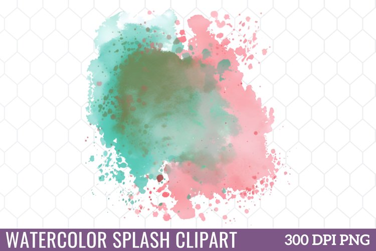Watercolor Splashes Clipart (3479563)