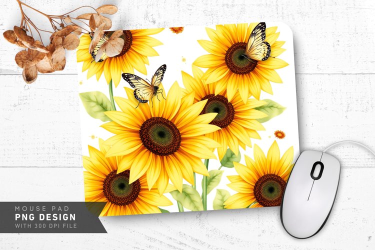 Gentle Whimsical Scene Mouse Pad PNG Design
