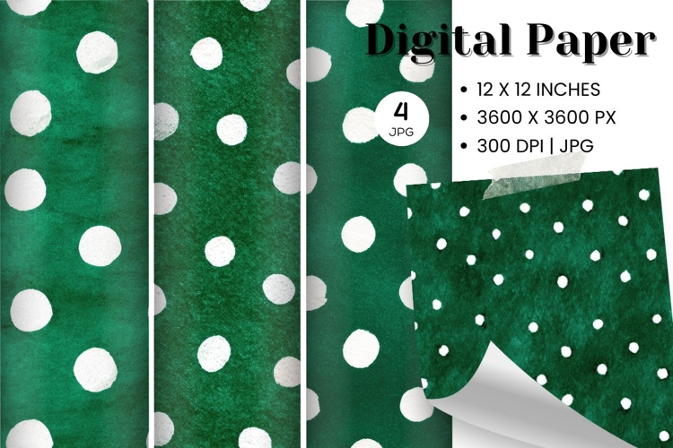 Polka dots Background Wallpaper Digital Paper Gift (6489002)