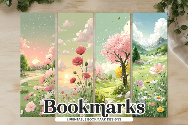 Blossom Valley Storybook Bookmark Set
