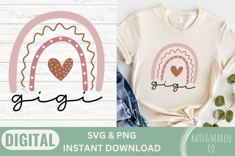 Gigi SVG | Rainbow Gigi SVG | Gigi Life SVG | Best Gigi SVG