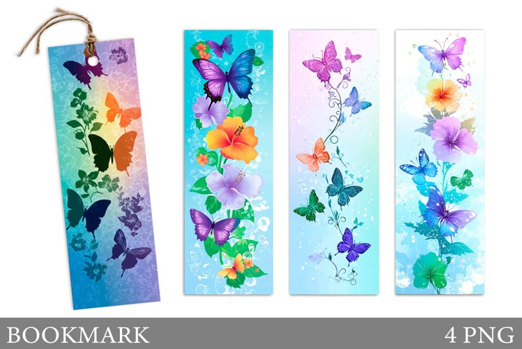 Butterflies Bookmark Design. Butterfly Bookmark (5175622)