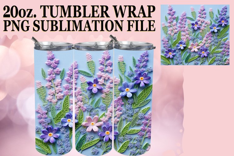 Sublime Blossom Tumbler Wrap Artistry