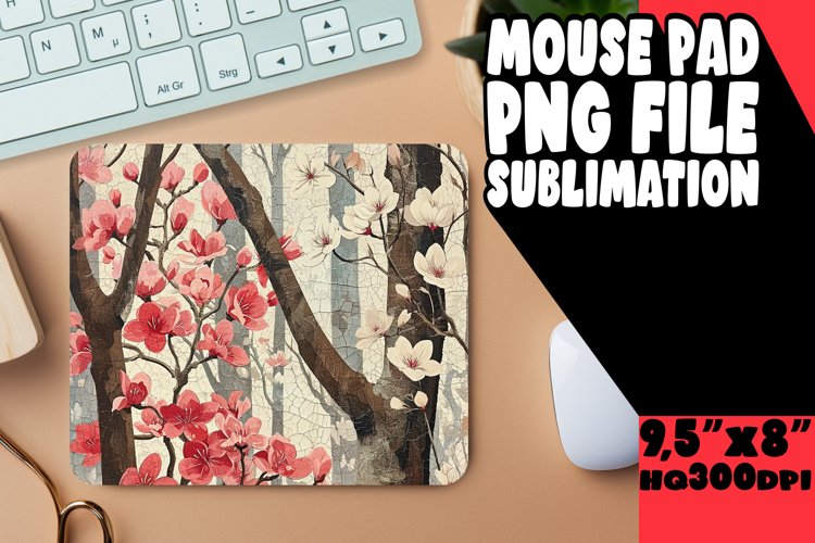 Arboreal Splendor: Spring Mouse Pad Sublimation