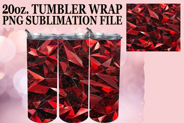 Sublimation Red Tumbler Brilliance