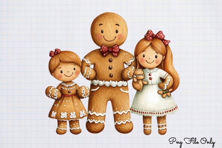 Christmas Gingerbread Clipart PNG (4895175)