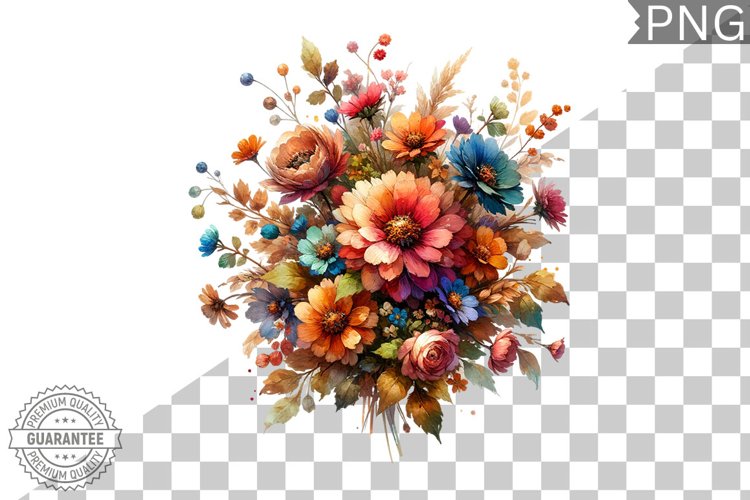 Flowers Sublimation - Clipart PNG Design