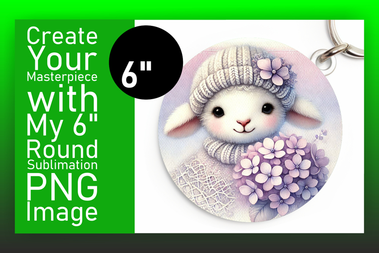 Cute Round Design for Keychains , Cute Animals