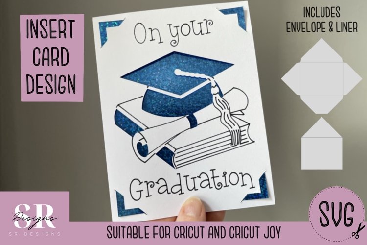Graduation Insert Card Paper Cutting Cricut Joy Card Svg 1934086 