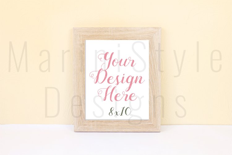 Frame mockup, 8x10 Minimalist Frame Stock Photo, (205117)